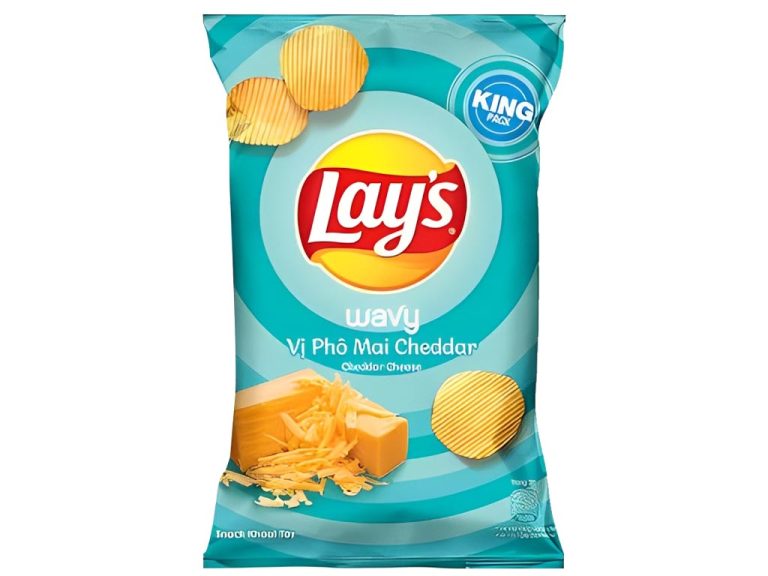 Snack khoai tây vị phô mai cheddar Lay's Wavy 53g - TuoiMart.vn